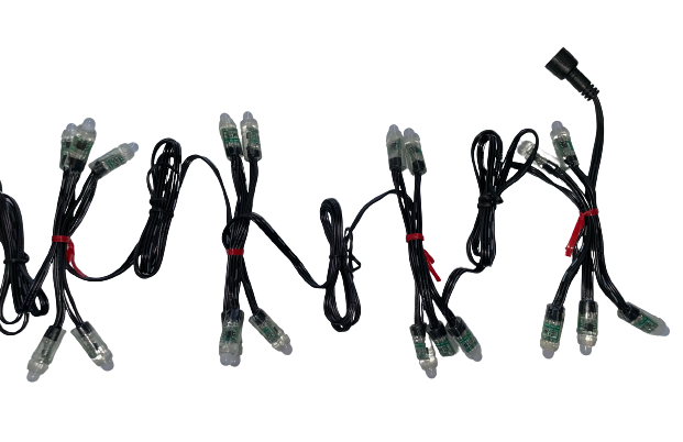 RGB Strings 12V - Bullet Nodes 50 Ct Pixel Stake Strand - XConnect End ...