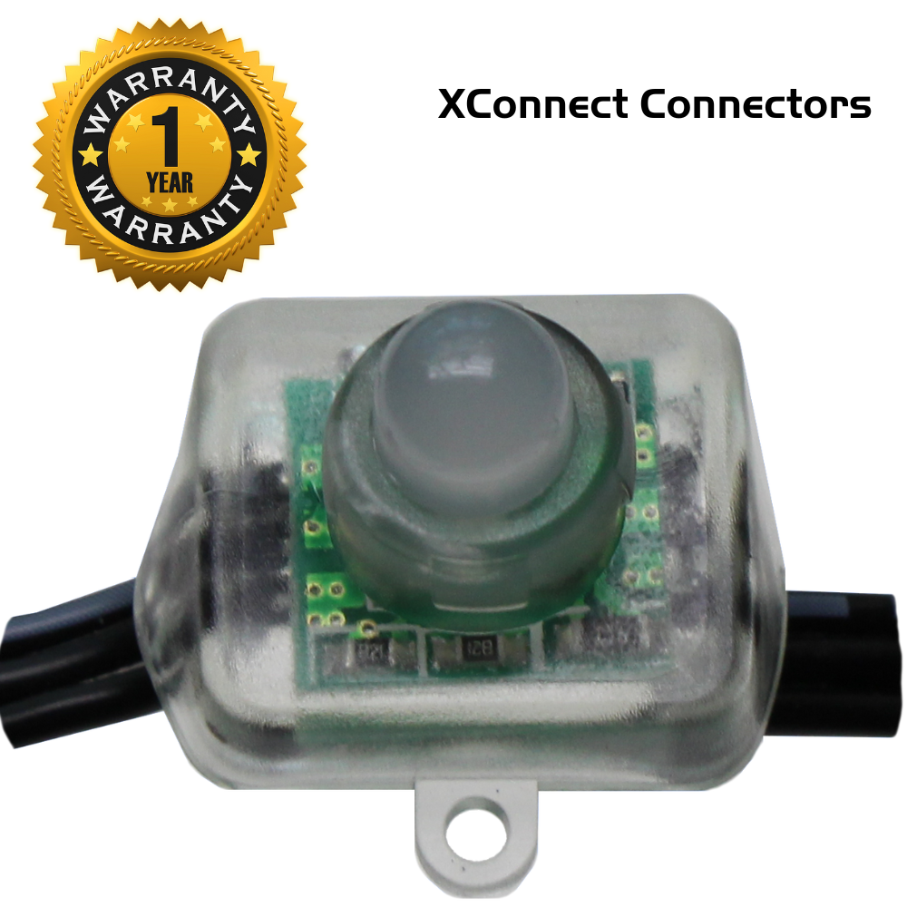 RGB Strings 12V - 50 Count Squares 4" - XCONNECT End Connector | Light ...